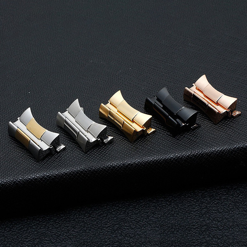 20mm Stainless Steel Curved End Watch Link for Rolex Band Rubber ...