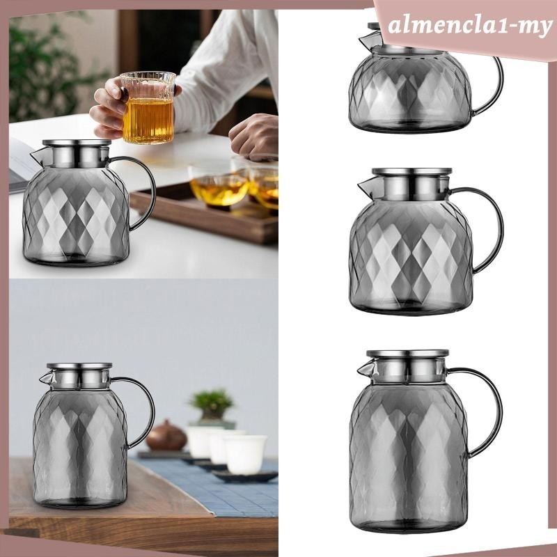 ∵ [AlmenclaabMY] Water Pitcher Portable Glassware Heat Resistant Tea ...