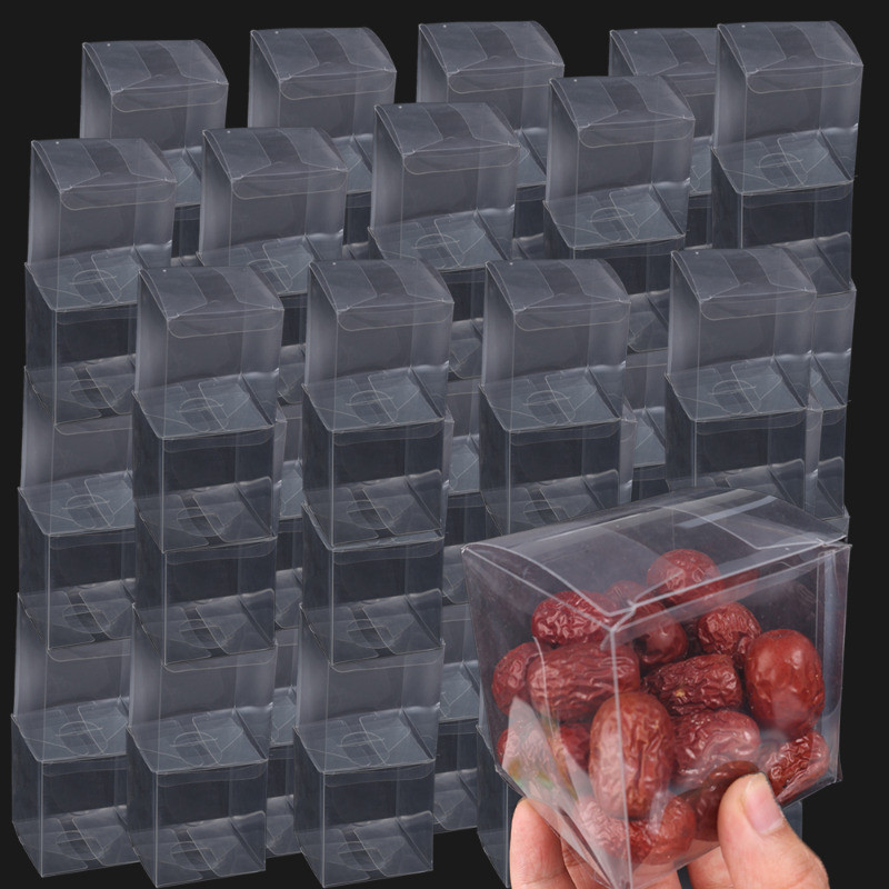 30PCS Transparent PVC Square Boxes - Wedding Party Gift Box - Chocolate ...