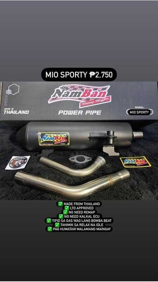 Namban Pipe para sa Honda at Yamaha Scooters | Shopee Philippines