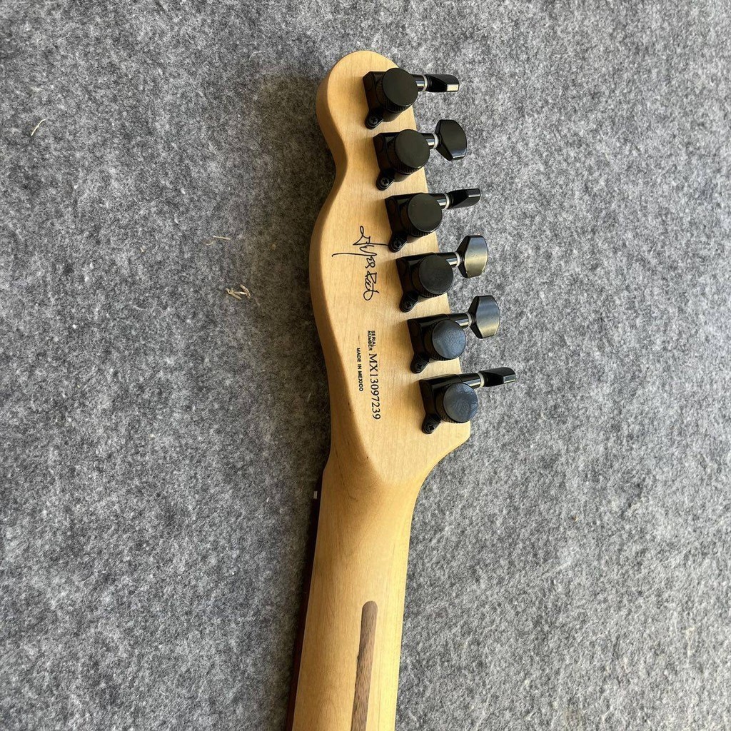 Fender Telecaster Electric EMG Pickups HH Humbucker Matte Black ...