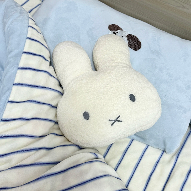 Cute Cartoon Miffy Rabbit Shape Plush Doll Pillow Room Decor ...