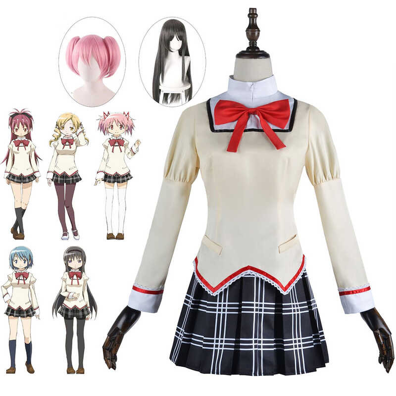 Magical girl cosplay school uniform, deer eyes, round fragrance ...
