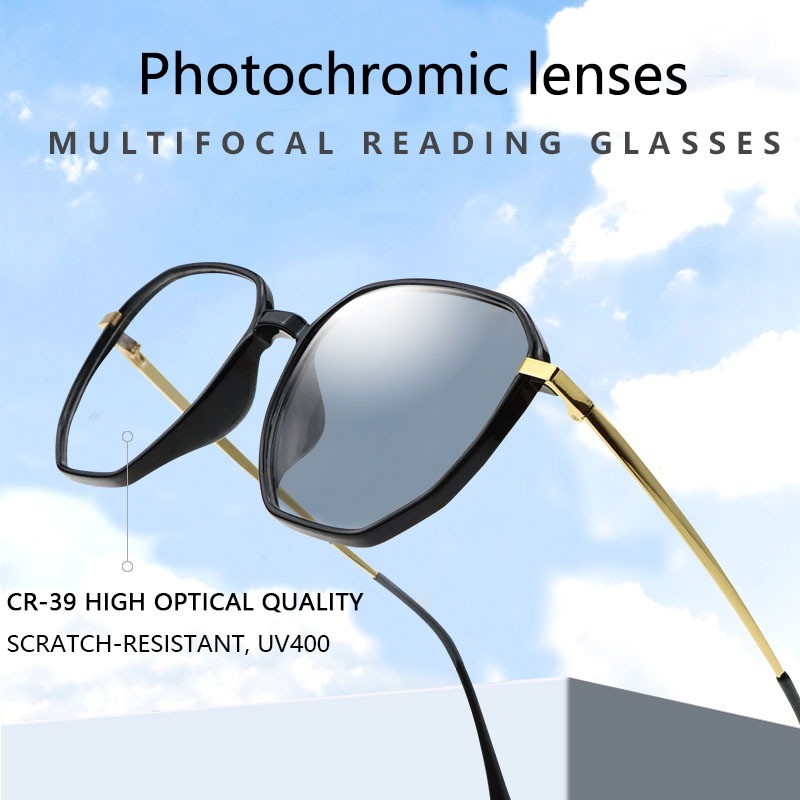 Photochromic Progressive Multifocal Reading Glasses for Women, Hot ...