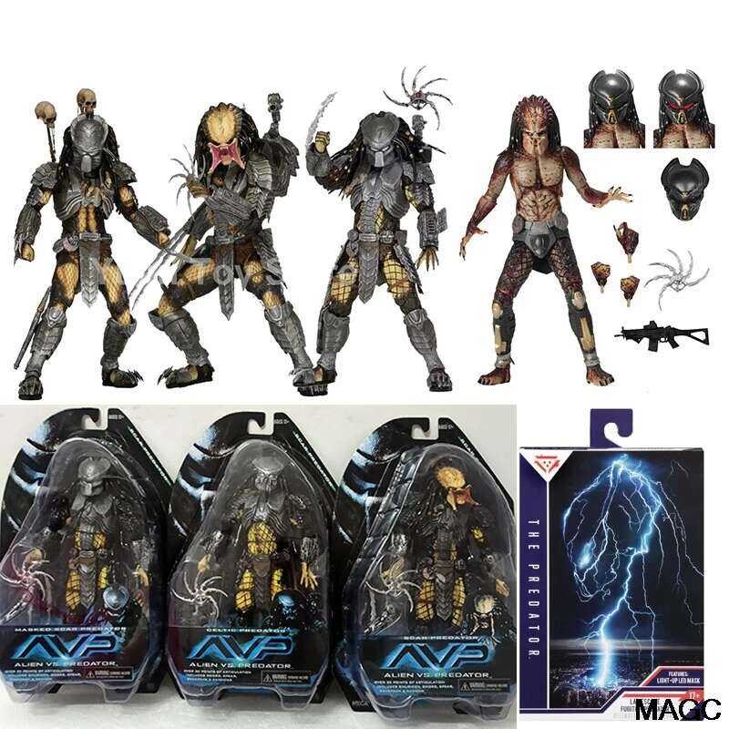NECA Lab Escape Fugitive AVP Alien Vs Masked Predator Celtic Figure ...
