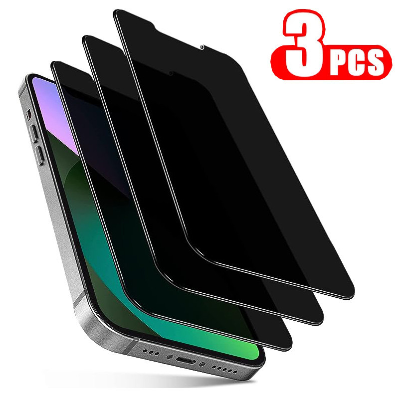 3Pcs Anti-Spy Privacy Tempered Glass Xiaomi POCO A5 X5 F5 X4 M4 X3 M3 ...