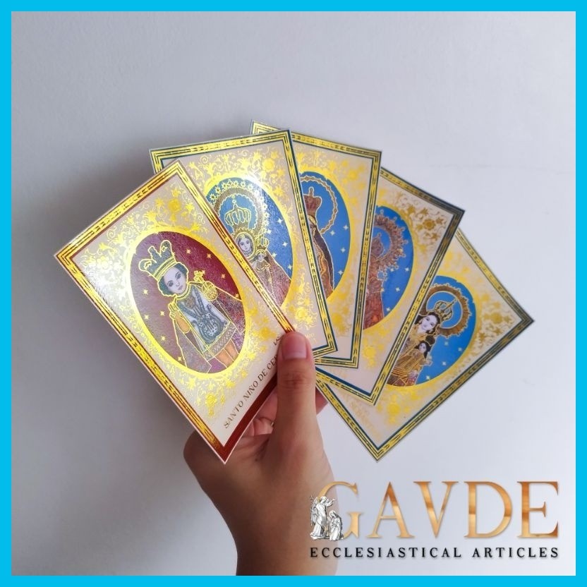 GAVDE Illuminated Estampa Marian Prayer Card La Naval, Peñafrancia ...