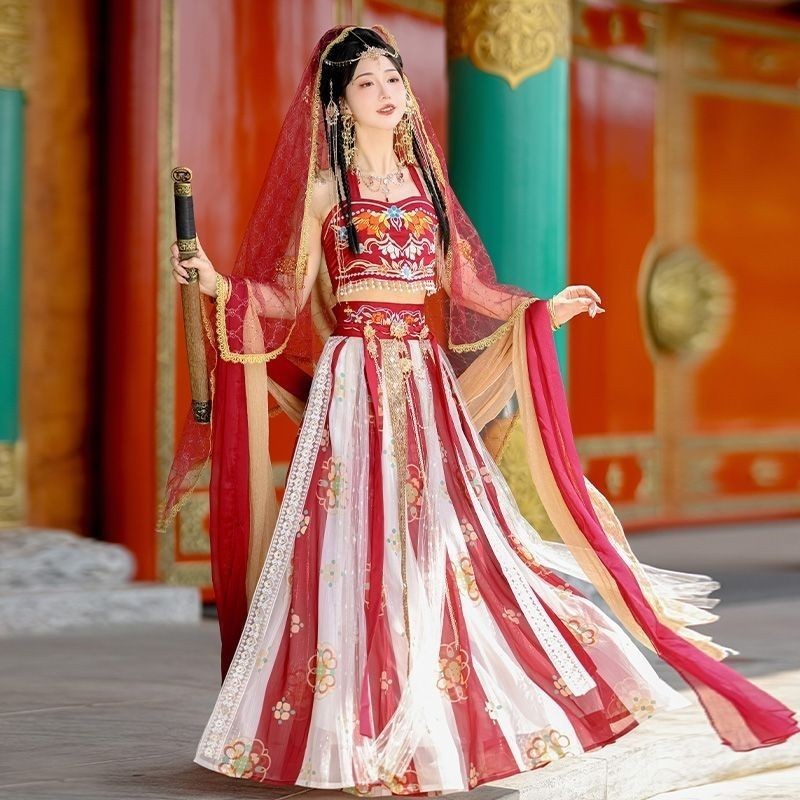 Fu Li Shi Original Exotic Style Hanfu Female Dunhuang Feitian Western ...
