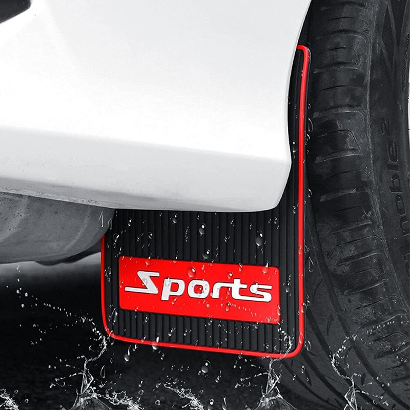 Universal Car Mudguard Front Rear Wheels Mud Flaps PVC Splash Fender ...
