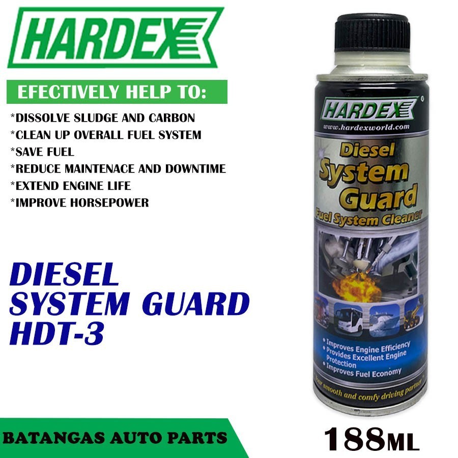 HARDEX DIESEL SYSTEM GUARD Fuel System Cleaner 188ML Part No: HDT-3 ...