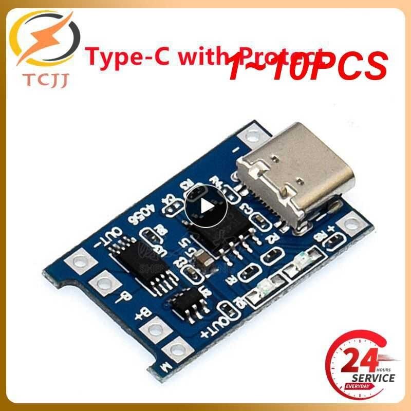 1~10Pcs Type-C/Micro/Mini USB 5V 1A 18650 Tp4056 Lithium Battery ...