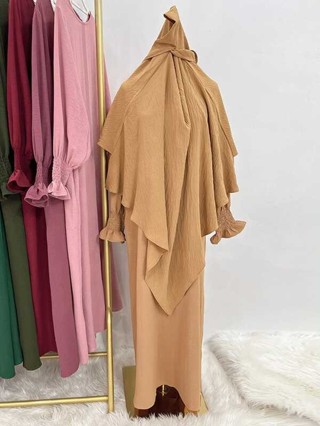 16 Colors Muslim Hijab Dress Dubai Turkey Abaya+Extra Long Head Scarf ...