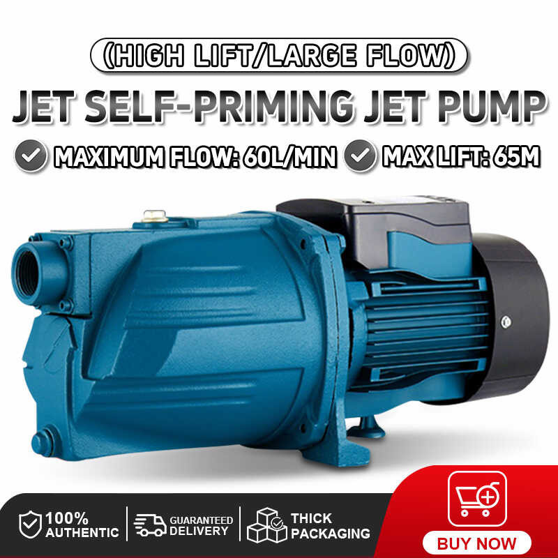 1200W Electric 1HP 60L/Min Shallow Well Self Priming Jetmatic 220V Pure ...