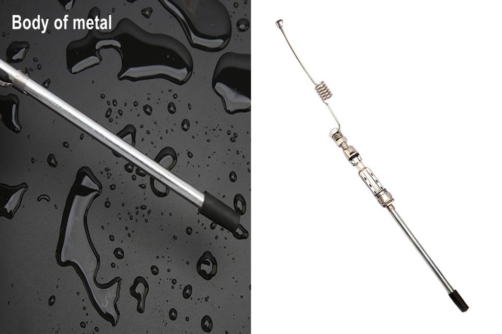 |COD| Metal Fishing Rod Automatic Spring Fishing Rod Portable Heavy ...