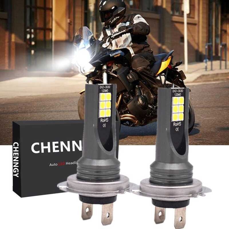 Headlamp 2Pc LED Headlight H7 6000K Conversion Kit Para Sa KAWASAKI ...