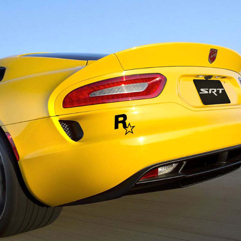 R Star Sticker JDM Modified Electric Game Peripheral GTA5 Speed Car ...