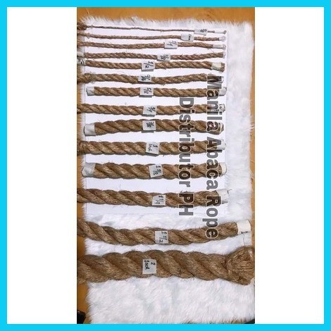 Manila Abaca Rope All Sizes 20 Meters | Shopee Philippines