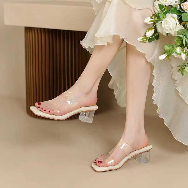 New ☀ 2024 Summer Soft Platform Sandals For Women Fashion Transparent ...