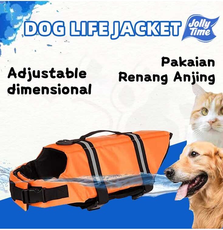 dog life jacket Adjustable Visibility Vest Ripstop Dog Saver Pet Life ...