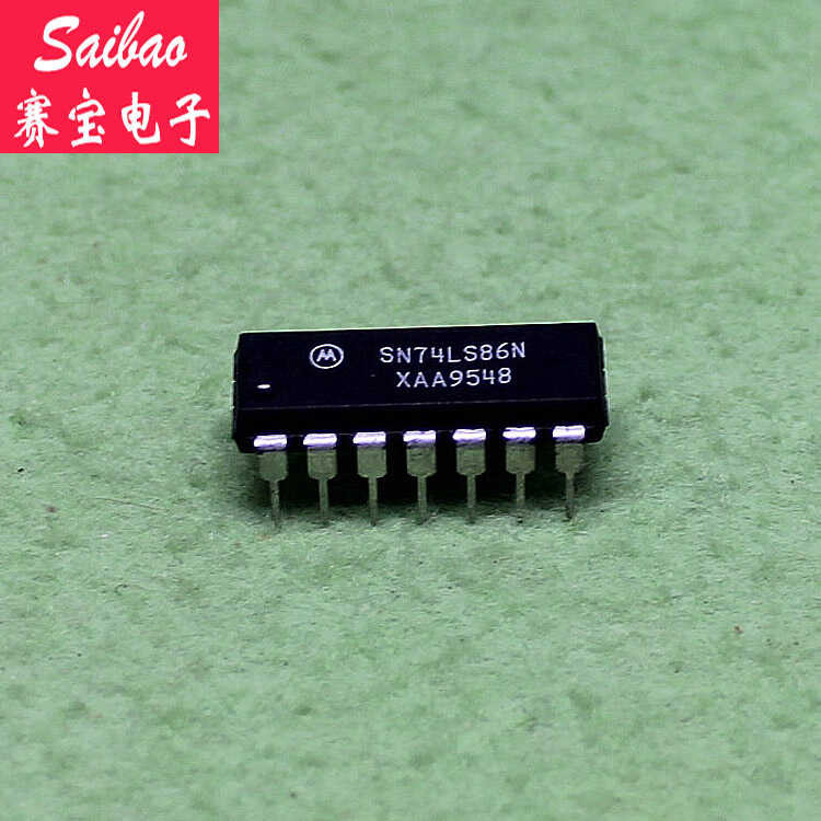 SN74LS86N direct insertion 74LS86 logic gate and inverter/XOR DIP-14 ...