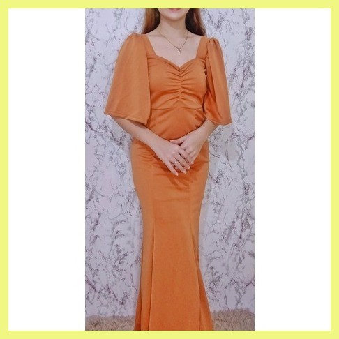 ⭐ ☫ Light Shade Filipiniana Mermaid Sexy Dress Civil wedding dress ...
