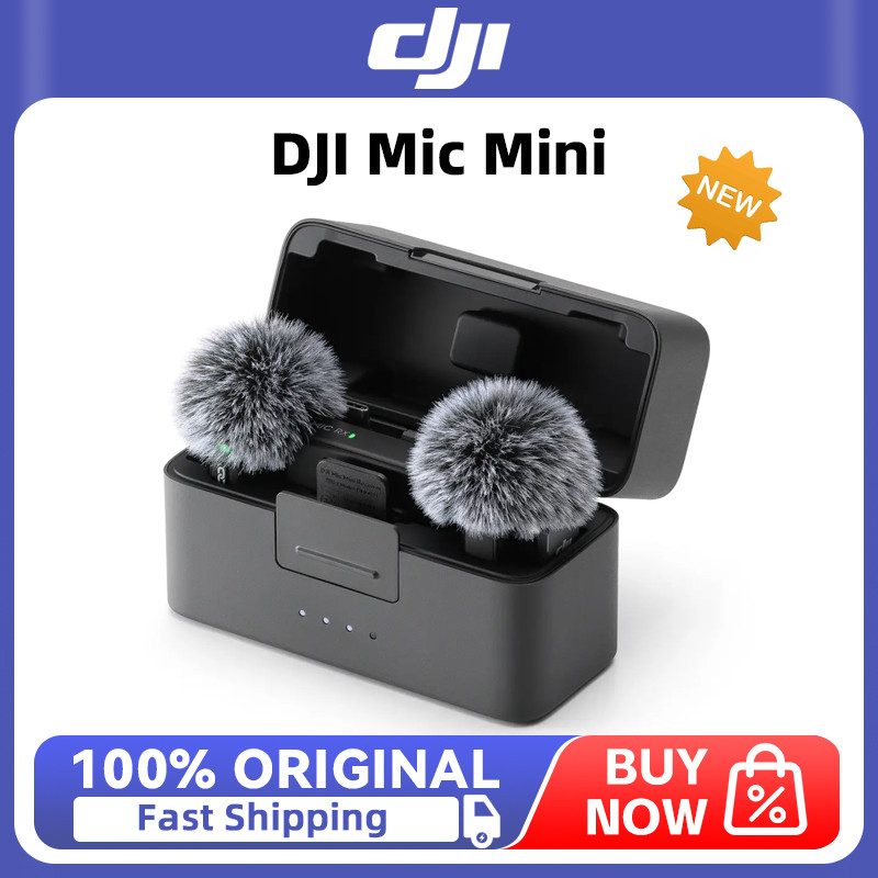 DJI MIC Mini Small, Ultralight, Discreet 48-Hour Operation w/ Case High ...
