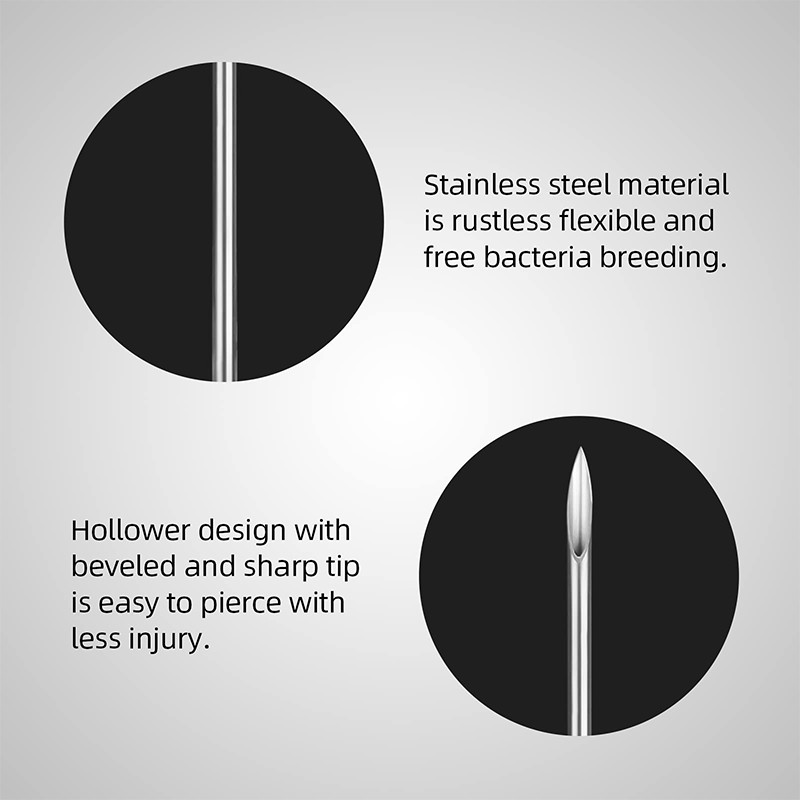 6/9/12mm Stainless Steel Cow Nose Piercing Needle Cattle Breeding ...