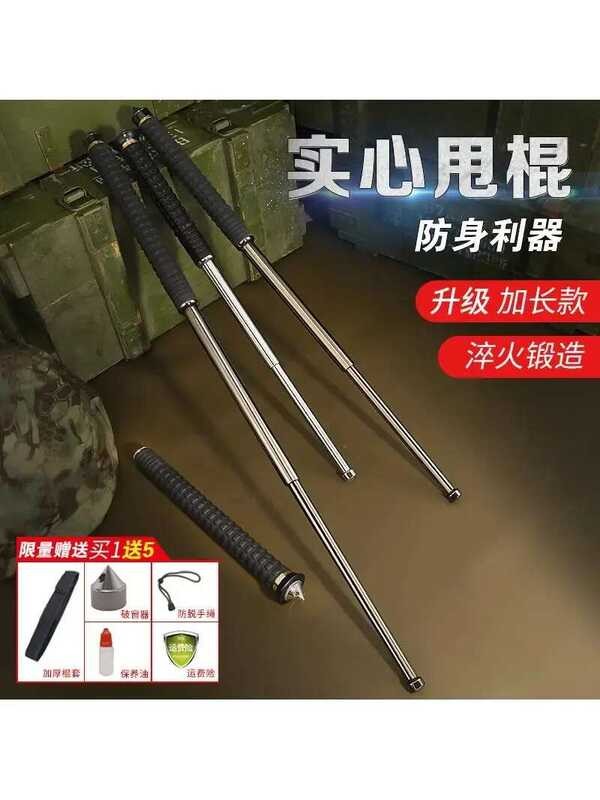 Tactical Hummer Automatic Spring Telescopic Three Section Swinging ...