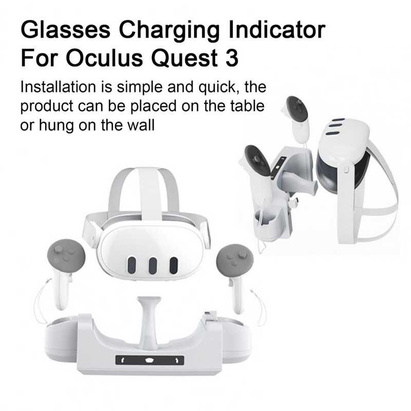 Storage Rack Gamit Ang Indicator Light Grip Contact VR Headset Charging ...