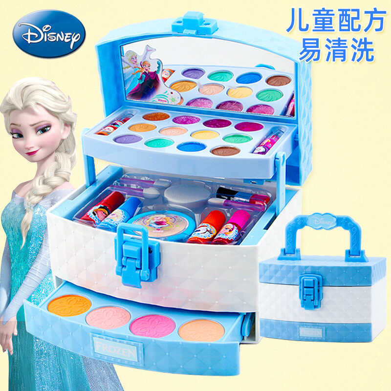 Babae Frozen Bagong 2 Elsa Anna Princess Maleta Toys Set Cosmetic Case ...