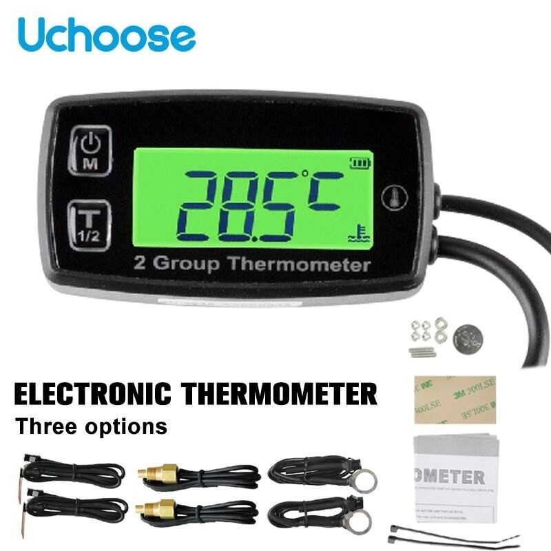 RL-TM004 Uchoose Meter Sensor Dual Channel Digital Temperature ATV ...