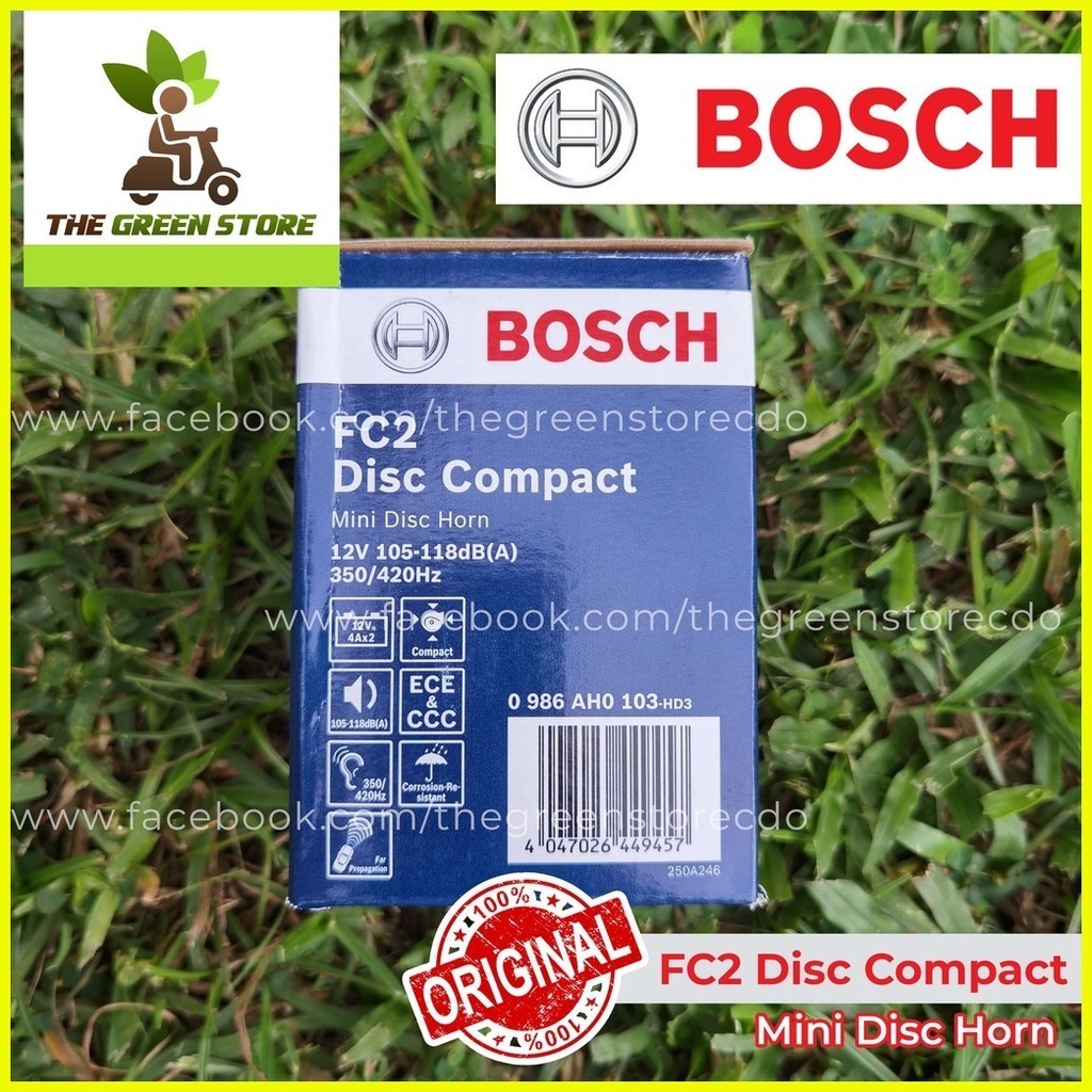 BOSCH FC2 Disc Compact ( Mini Disc Horn ) 12V | Shopee Philippines