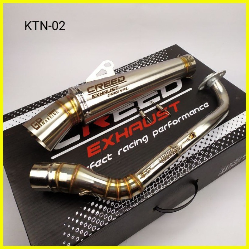 1 Set Creed Exhaust Canister +elbow pipe for Nmax v1 / v2, Nmax 2020 ...