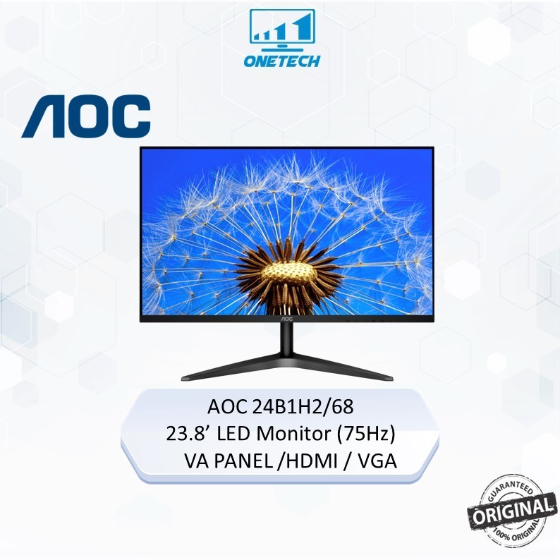 AOC 24B1XH / 24B1H2/68 / 24B2XH 24" FHD IPS LED Monitor - HDMI / VGA ...