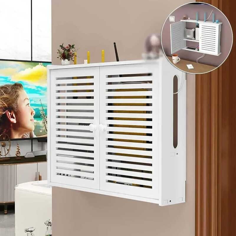 Wooden Plastic Walang Cable Power Wire Plug Organizer Box Router ...