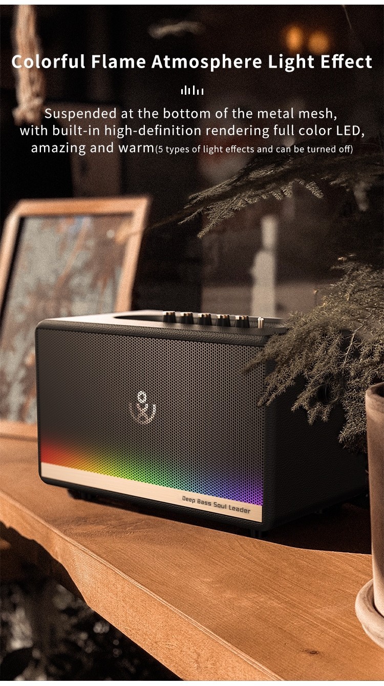 XDOBO Mirage 130W Ultra High Power Portable Wireless Bluetooth Speaker ...