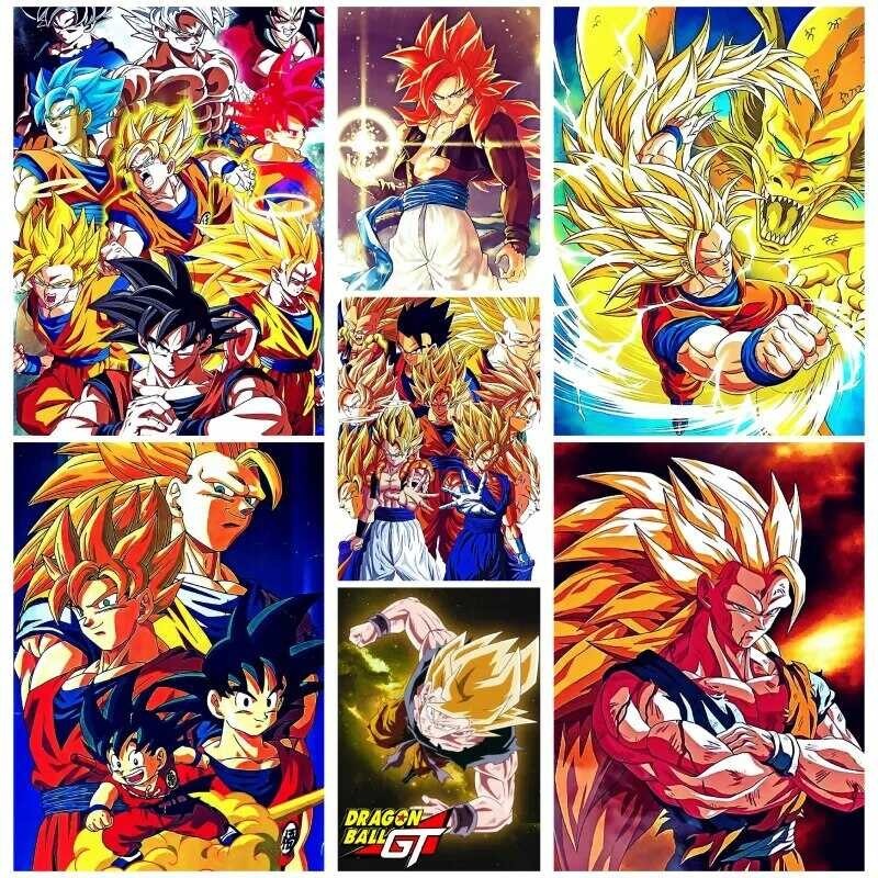 Home Decor: Modern Classic Anime Dragon Ball Super Saiya Gogeta Canvas ...