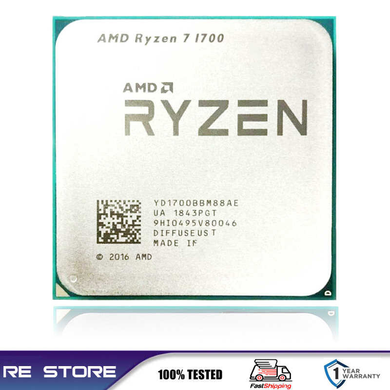 AMD Ryzen 7 R7 1700 3.0GHz 8-Core LGA AM4 cpu processor 5 | Shopee ...