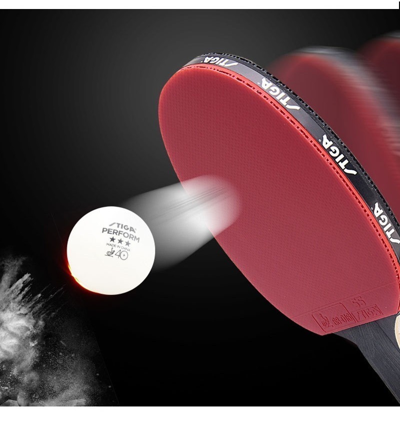 STIGA 6-Star Table Tennis Racket 5+2 Carbon Ping Pong Paddle with ...