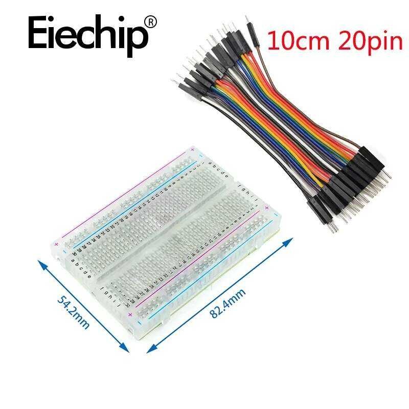 Points 400 Solderless PCB Breadboard Mini Test Protoboard 8.5CM x 5.5CM ...