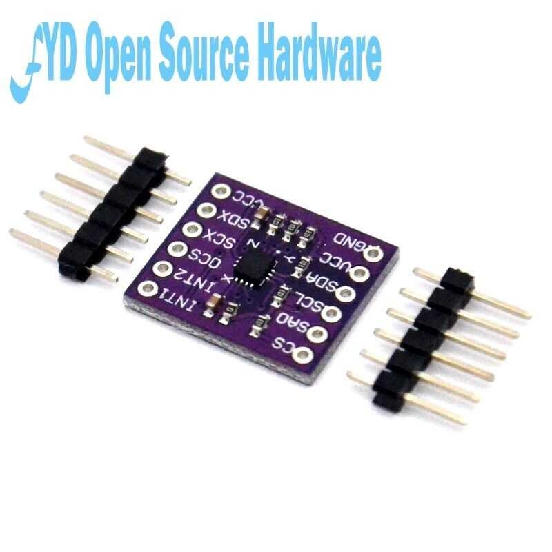 Lsm6dso Mcu-633 6Dof Lsm6dsm Gyroscope Attitude Sensor Module 3D Accelerometer 3.3V SPI II ...