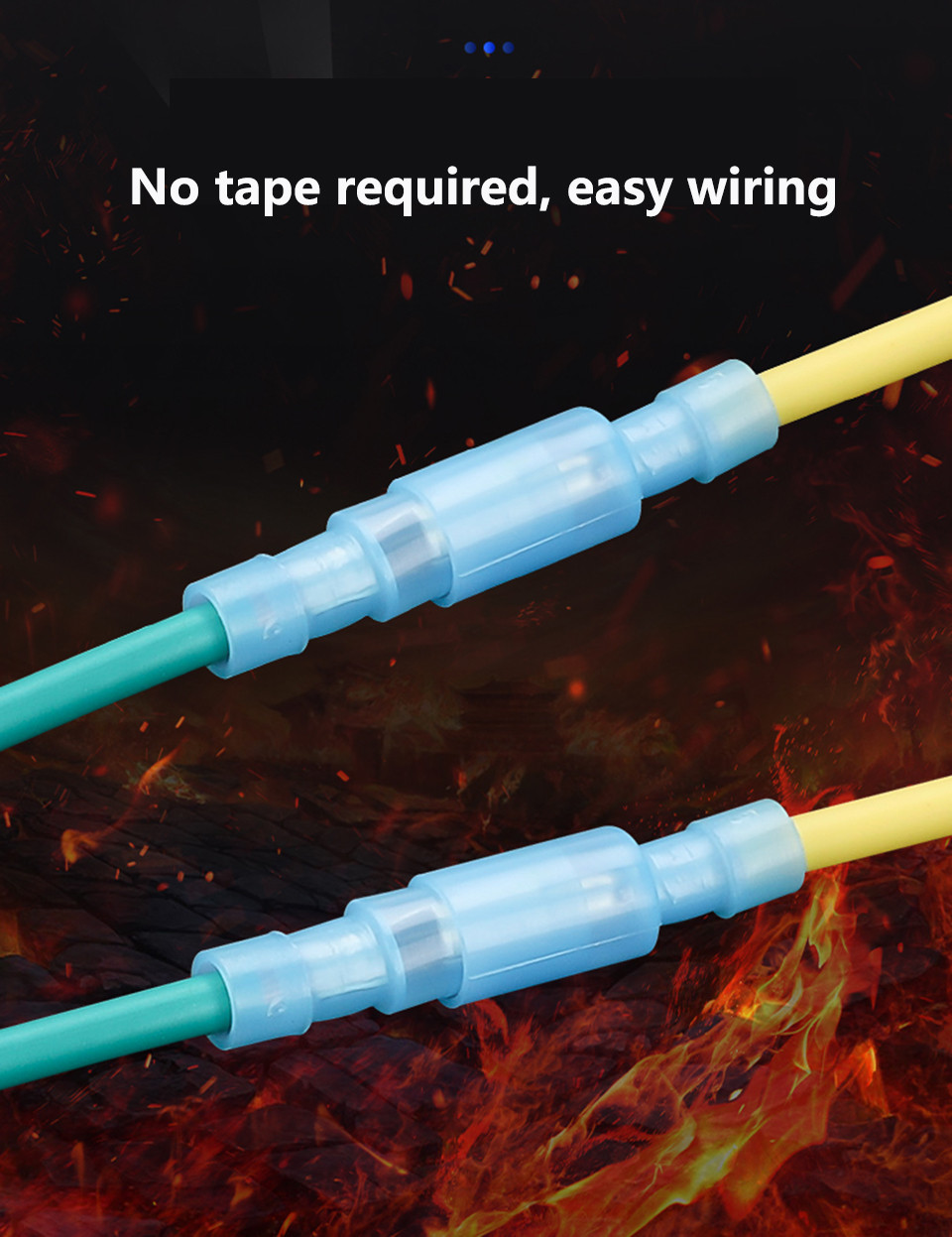 Bullet shaped electrical wire connector Pluggable Terminal blocks Male Female Quick Joint Nylon ...