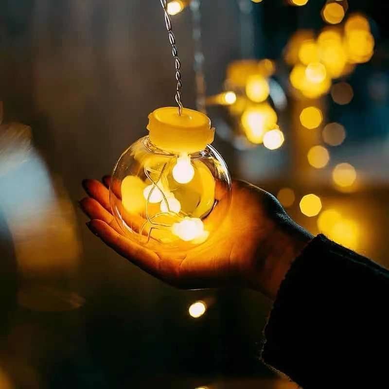 READY STOCK Solar/Plug Led Curtain Lights Stars lighting Christmas ...