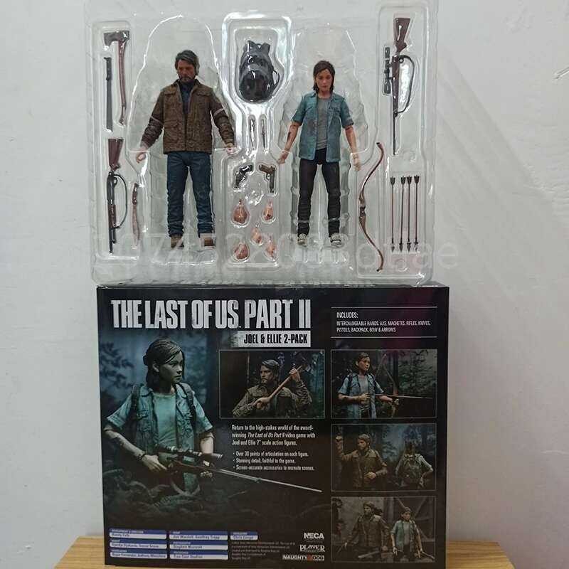 NECA Game Series The Last Of Us Part 2 Joel Ellie With Bow Action Figure Model Toy Joint Movable ...