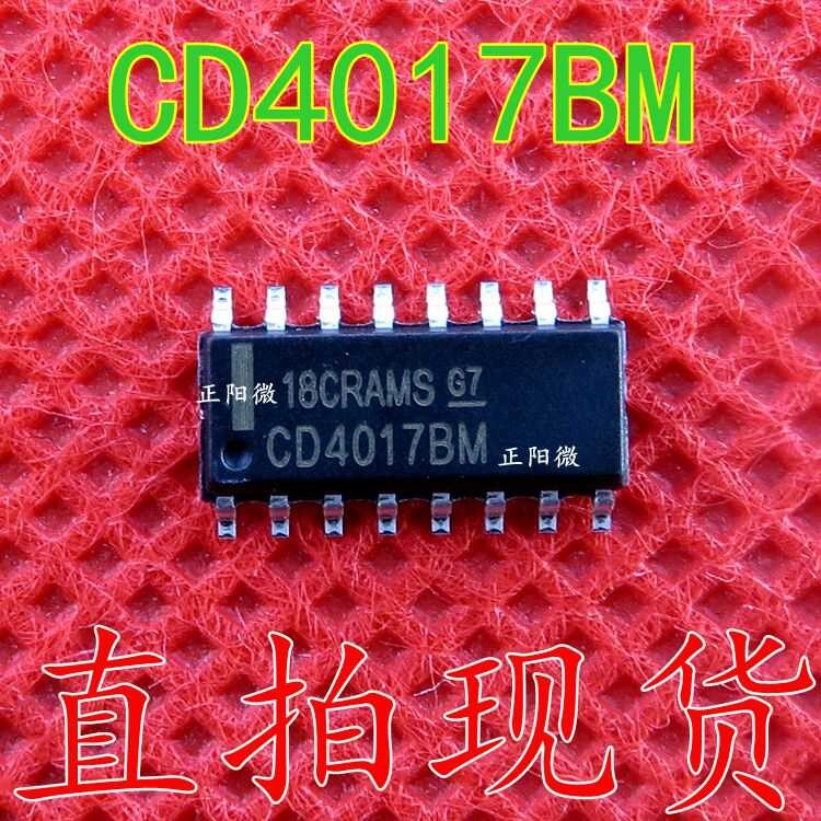 Original CD4017 CD4017BM HCF4017 Logic Chip Decimal Counter SMT SOP16 ...