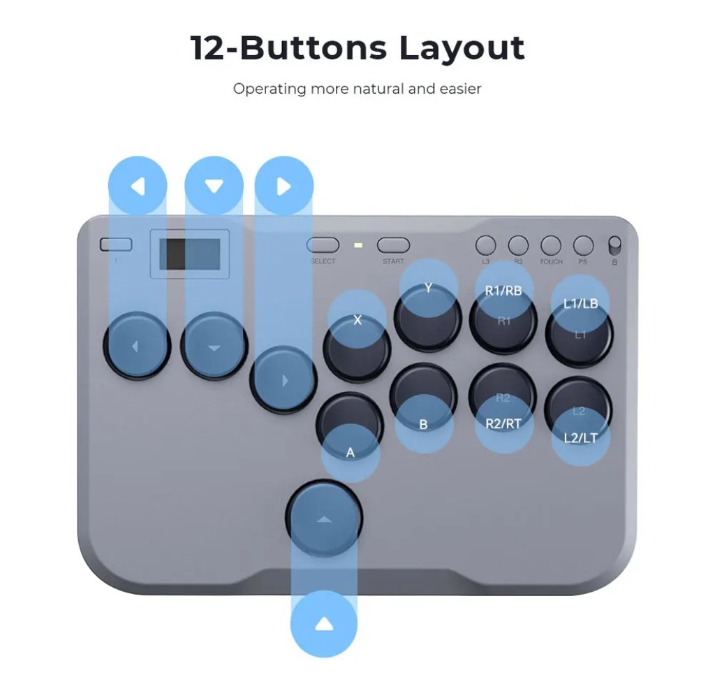 Haute42- COSMOX Leverless Controller Mini Hitbox For PC / Ps4 / Ps5 ...