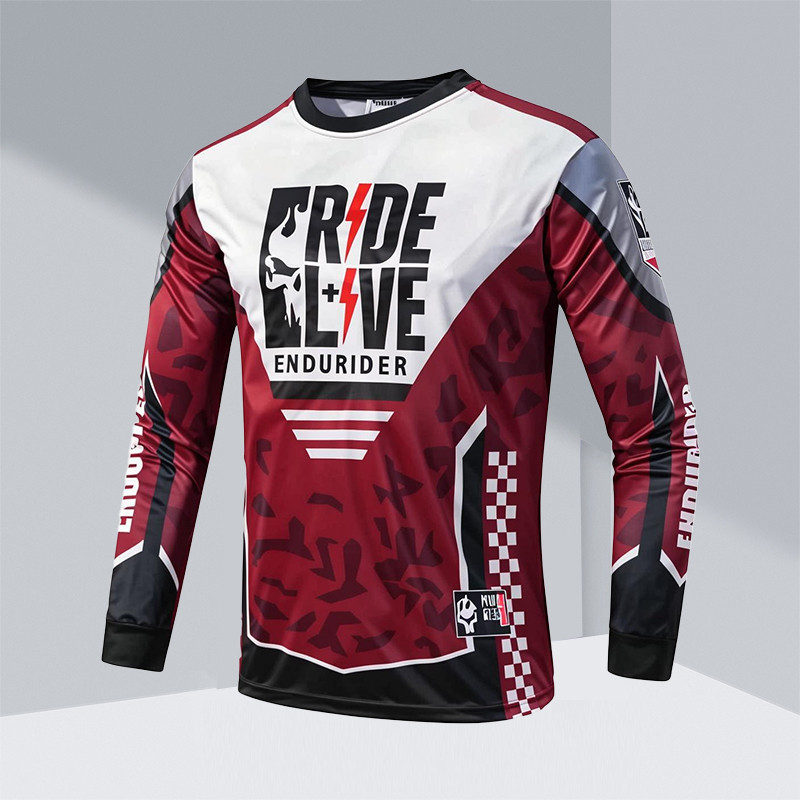 Long sleeve cycling for men jacket Rding motorcycle jersey motor sports ...