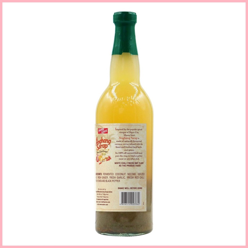 Mama Sita's Anghang Sarap (Spiced Tubȃ Vinegar) (680 mL / 23 fl oz ...