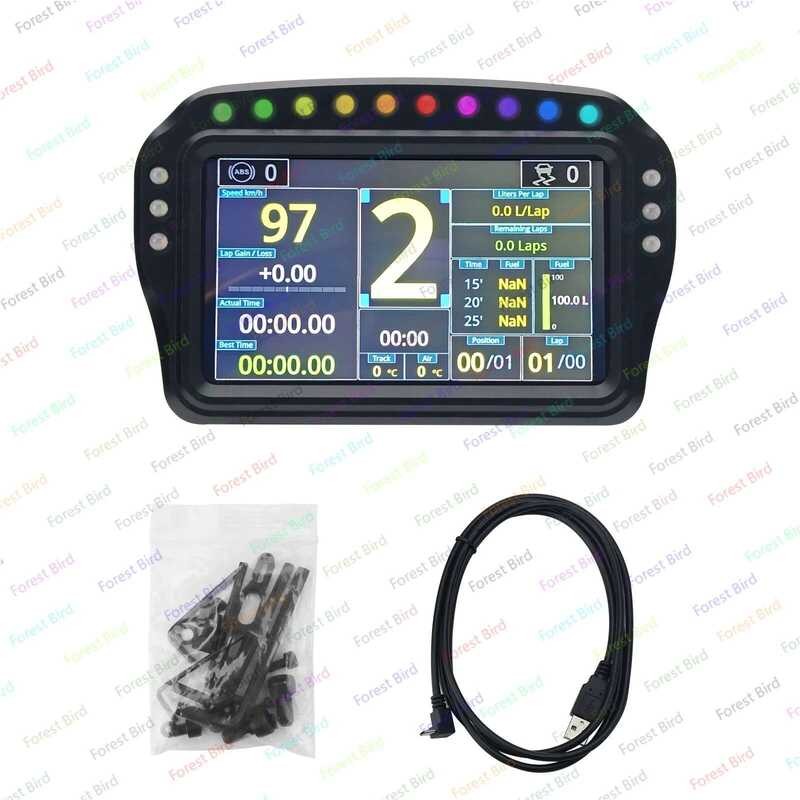 Para Sa FANATEC Simagic Direct Drive Wheel Bases 5 Inch LCD SIM Racing Dashboard Dash Screen ...