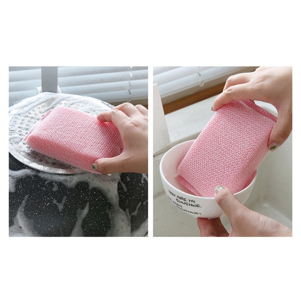 4Pcs Dishwashing Sponge, Thickened Cleaning Sponge Wipe, Kitchen ...